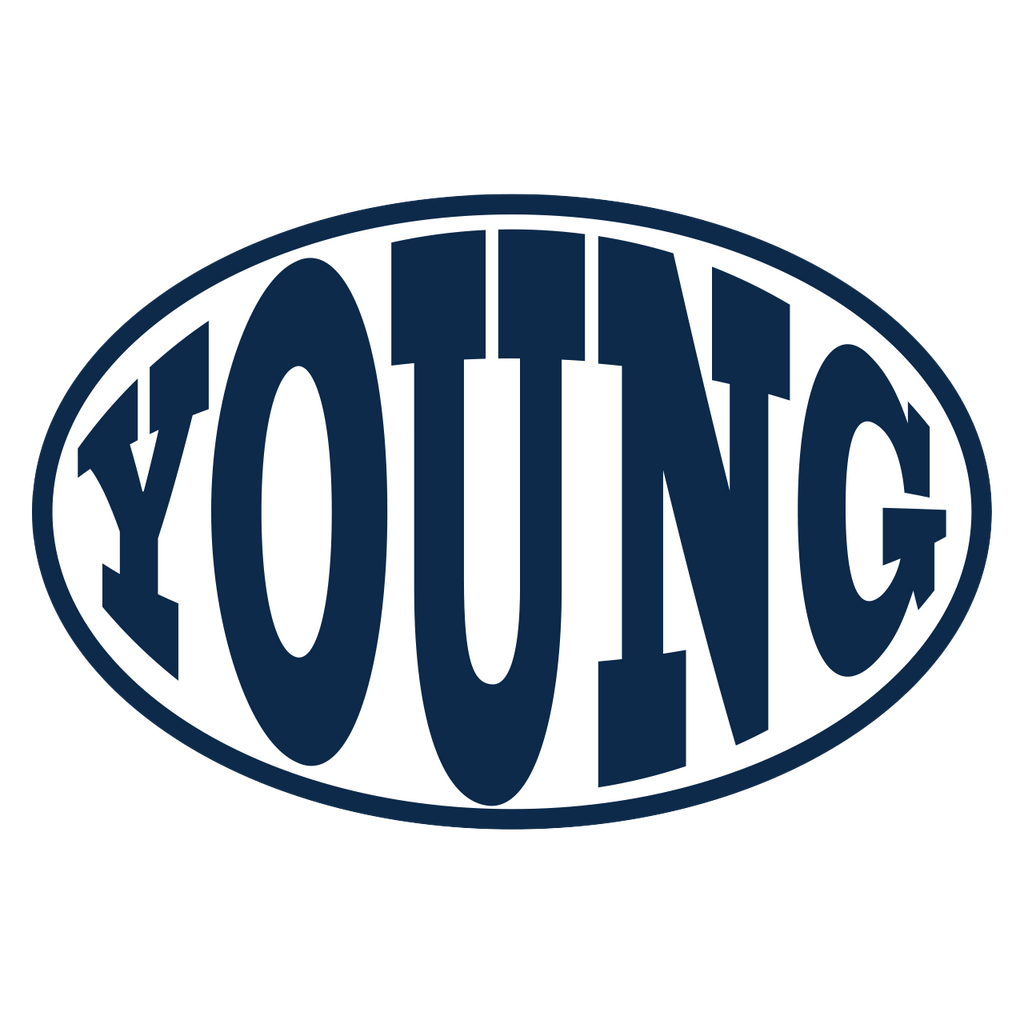 2025 Brett Young Oval Logo Sticker – Brett Young Official Merchandise
