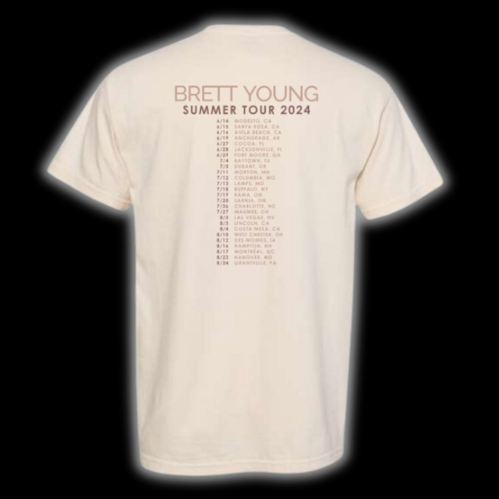 Brett Young 2024 Summer Tour Tee – Brett Young Official Merchandise