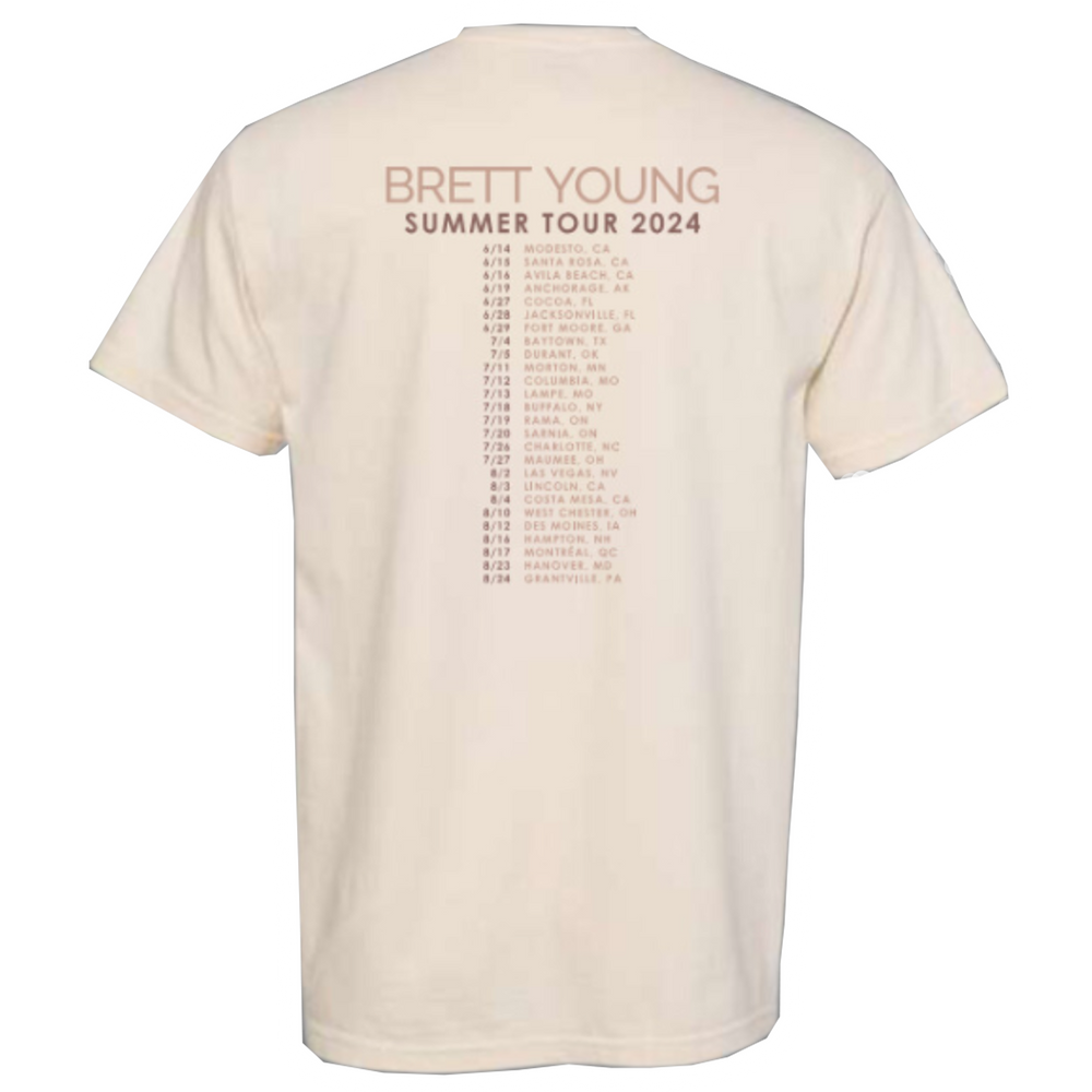 Brett Young 2024 Summer Tour Tee – Brett Young Official Merchandise