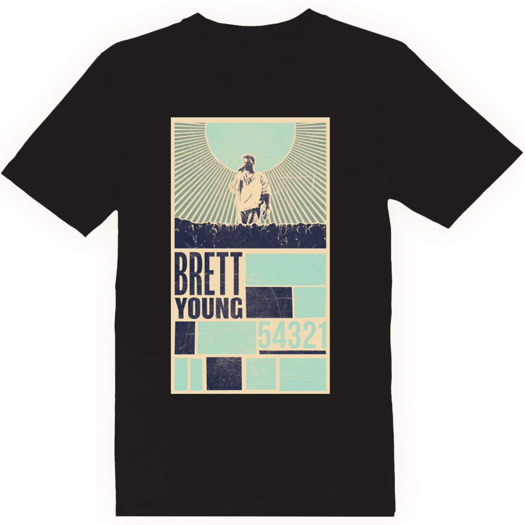 2023 Brett Young Hatch Print Tee – Brett Young Official Merchandise