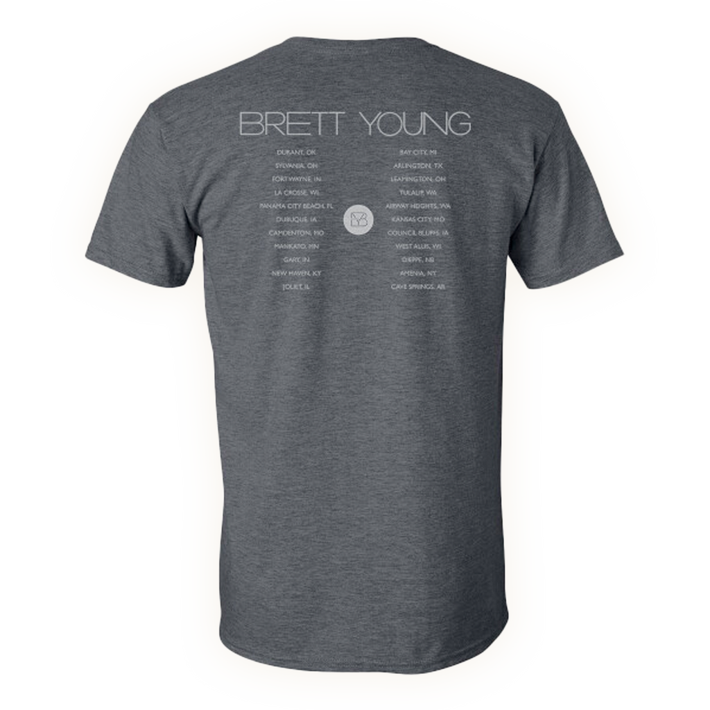 2022 Brett Young Dateback T-Shirt – Brett Young Official Merchandise